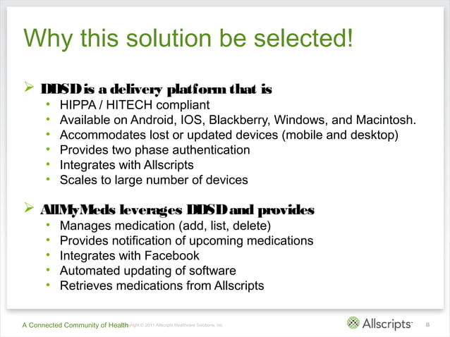 TRCS_Allscripts_Phase 1 | PPT