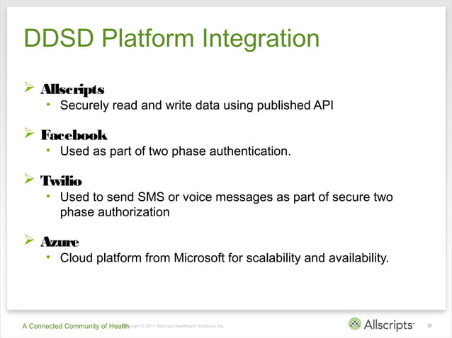 TRCS_Allscripts_Phase 1 | PPT