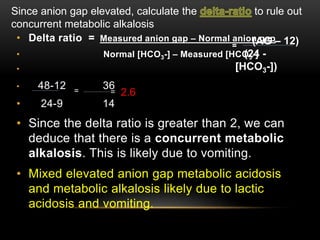 Metabolic acidosis- Systematic analysis | PPTX