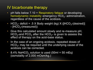 Metabolic acidosis- Systematic analysis | PPTX