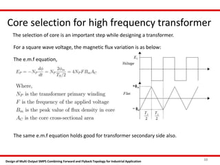 High Frequency Transformer for Multi-Output SMPS Applications | PPTX