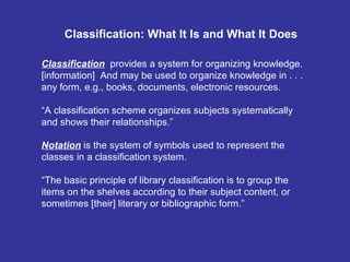 Dewey Decimal Classification | PPS