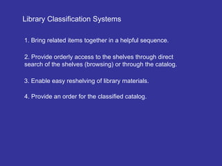 Dewey Decimal Classification | PPS