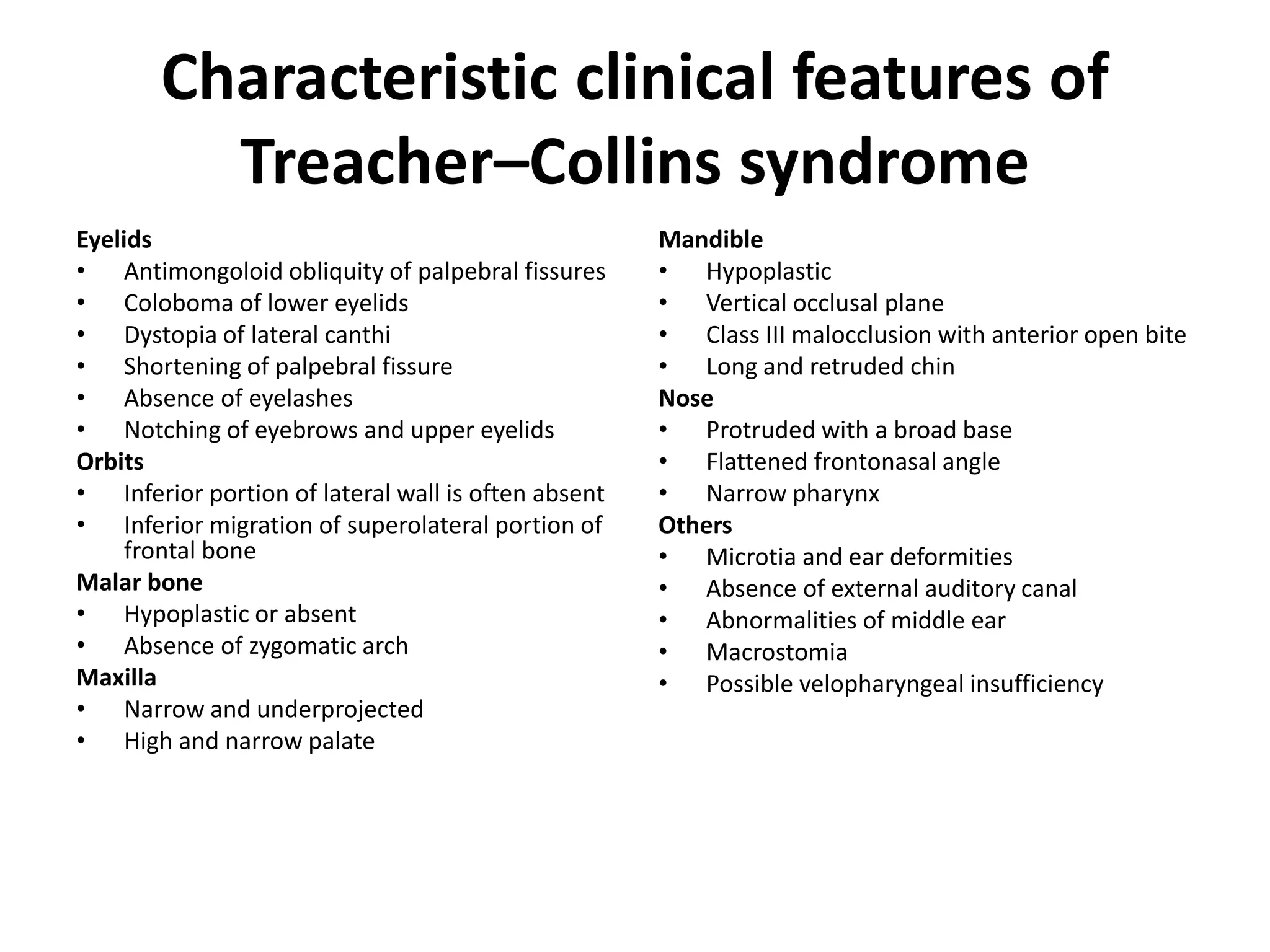 Treacher colllins syndrome | PPTX