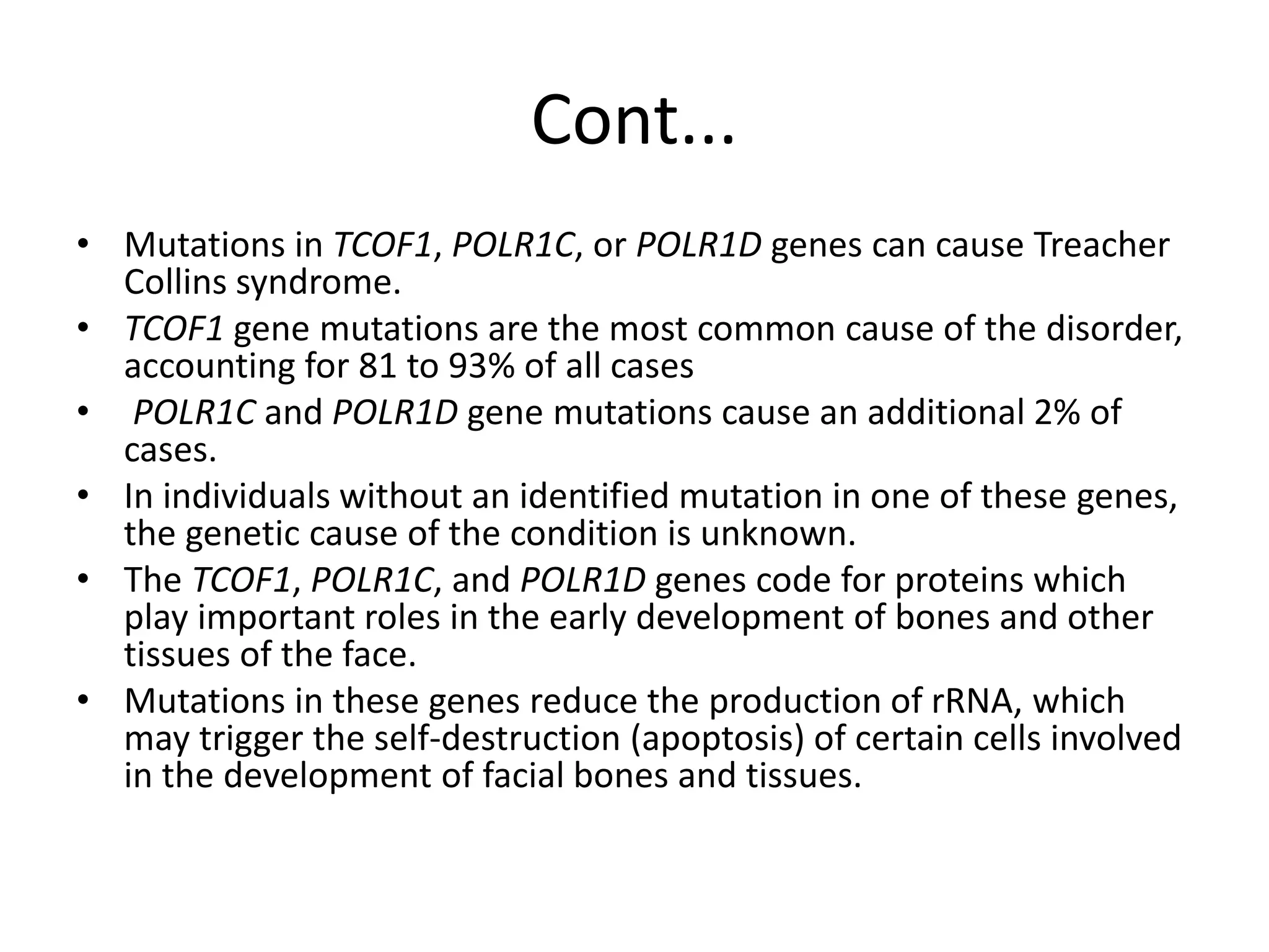 Treacher colllin syndrome | PPTX