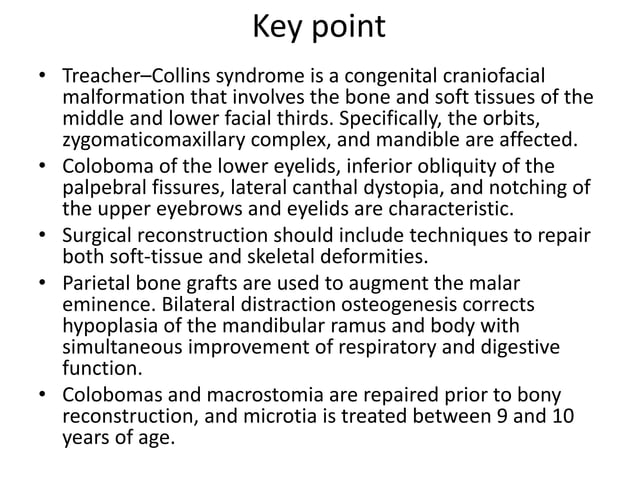Treacher colllin syndrome | PPTX