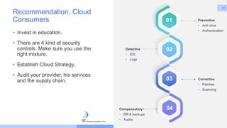 Cloud Security - the egregious 11 cloud security threats | PPTX