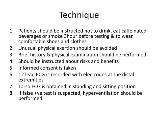 Stress test / Treadmill test | PPTX