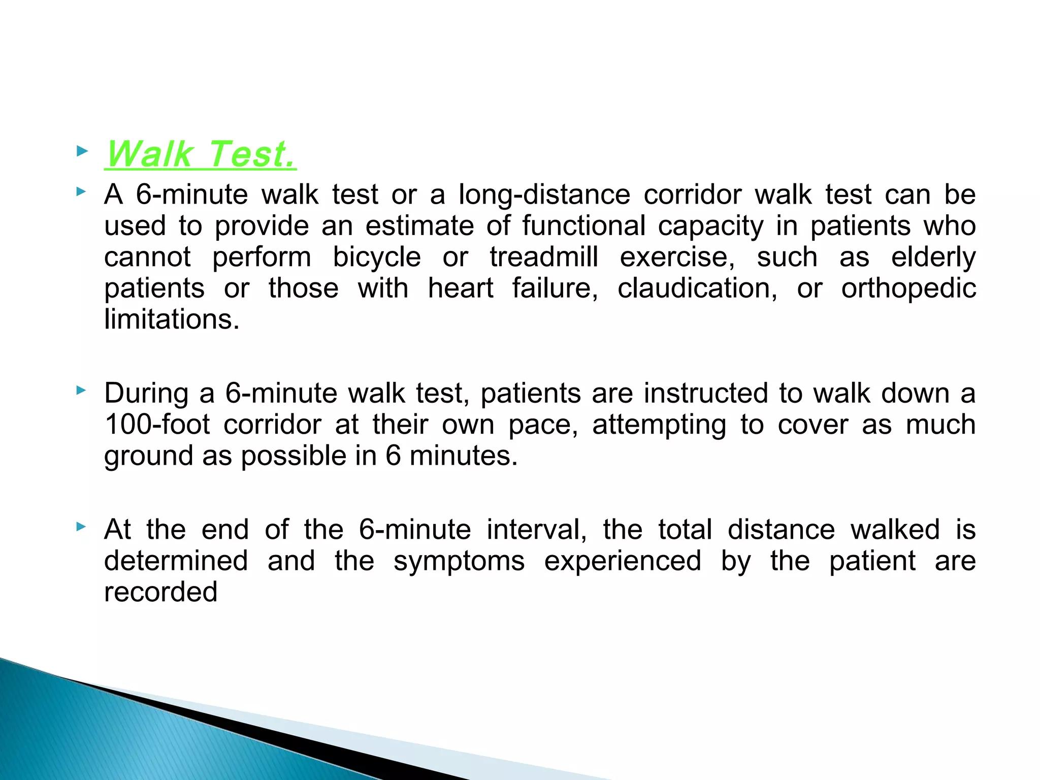 Treadmill test (TMT) | PPT