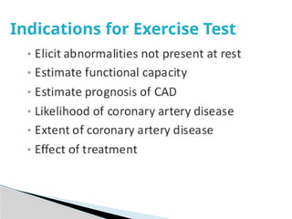 Treadmill (TMT) or treadmill exercise test | PPTX