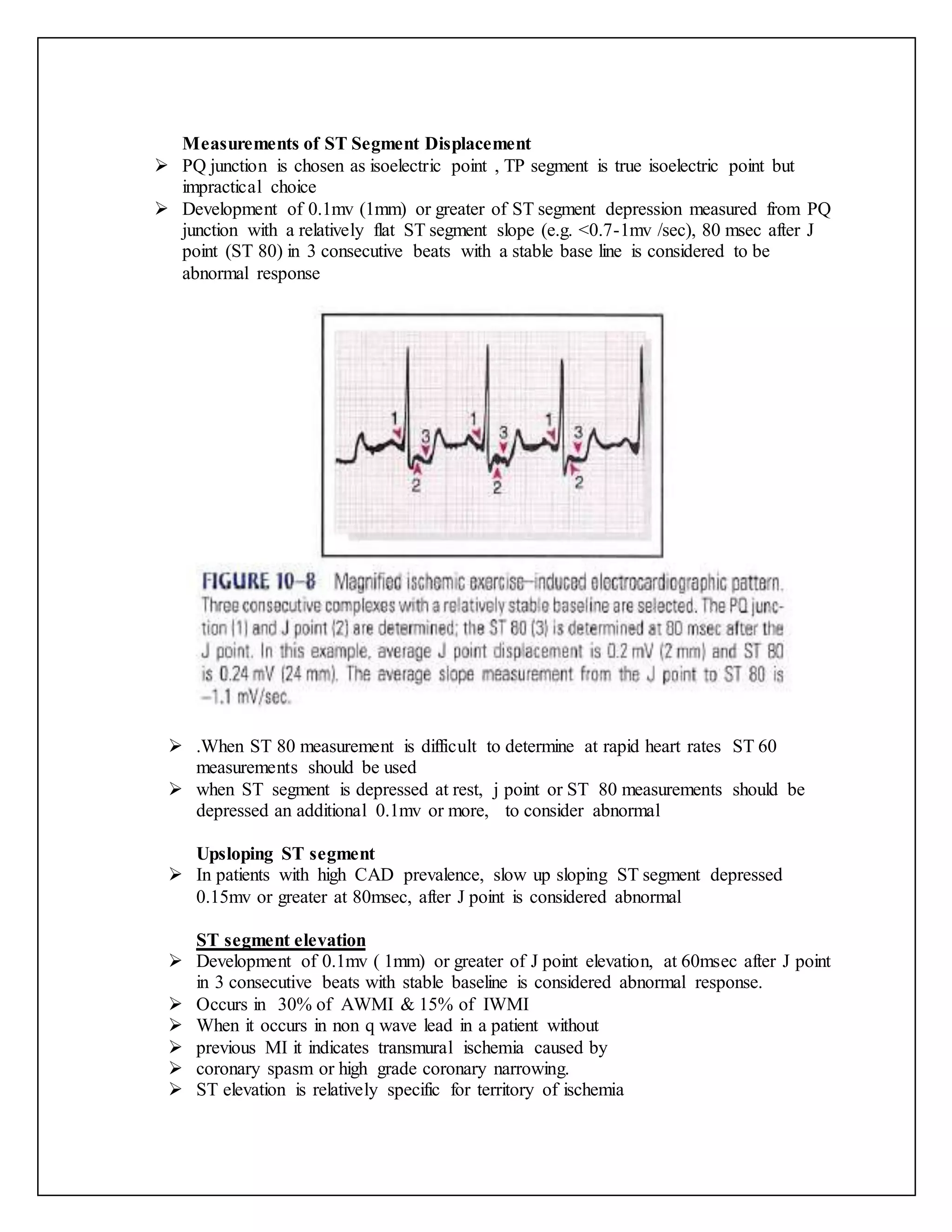 Treadmill test in cardiology | DOCX