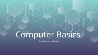basics computer training for beginners ppt | PPTX