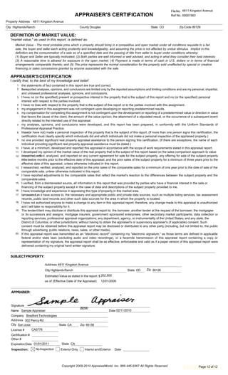 Collateral Valuation Report (CVR) | PDF