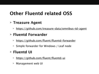 Treasure Data and OSS | PPT