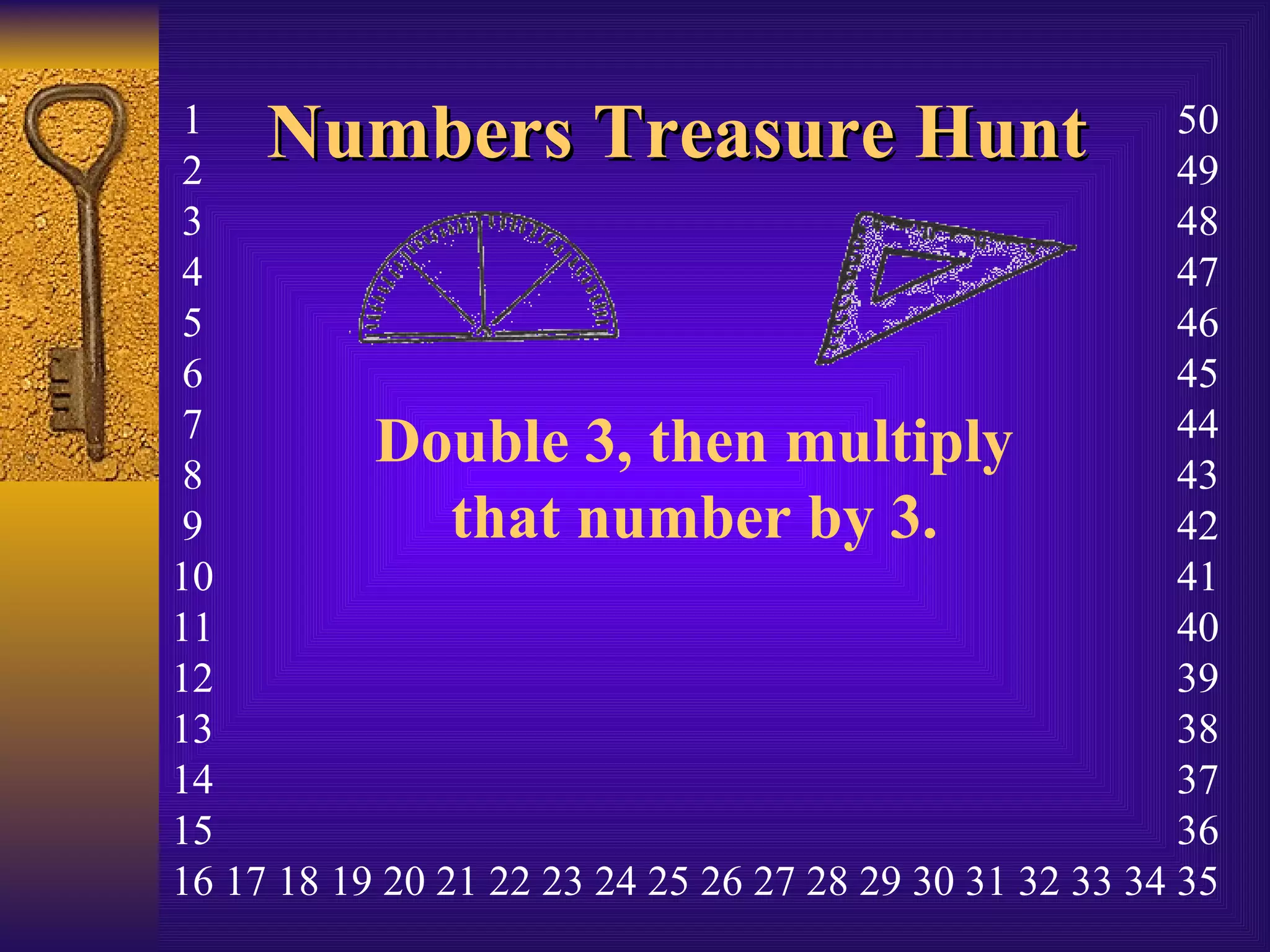 Treasure Hunt - Primary Maths | PPT