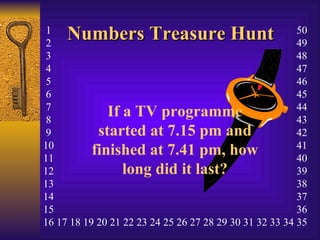 Treasure Hunt - Primary Maths | PPT