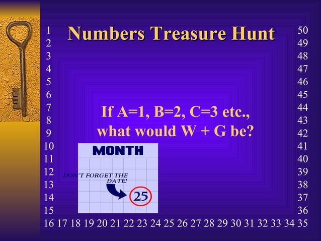 Treasure Hunt - Primary Maths | PPT