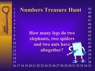 Treasure Hunt - Primary Maths | PPT
