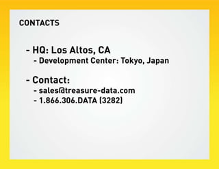 Treasure Data Overview | PPTX