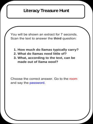 Treasure hunt final version | PPT