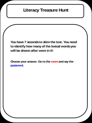 Treasure hunt final version | PPT