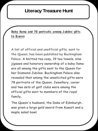 Treasure hunt final version | PPT