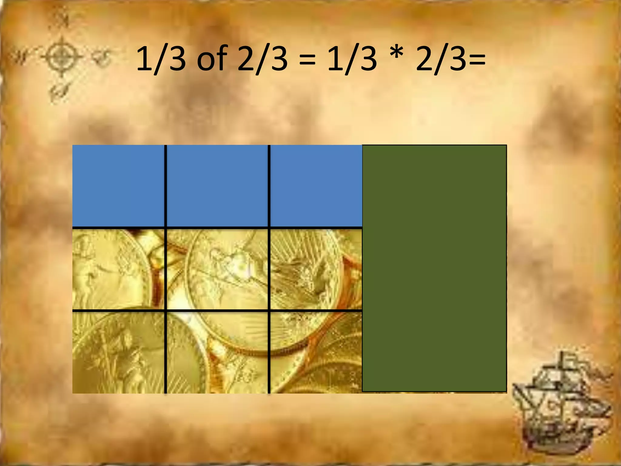Treasure hunting fractions(multiplication) | PPTX