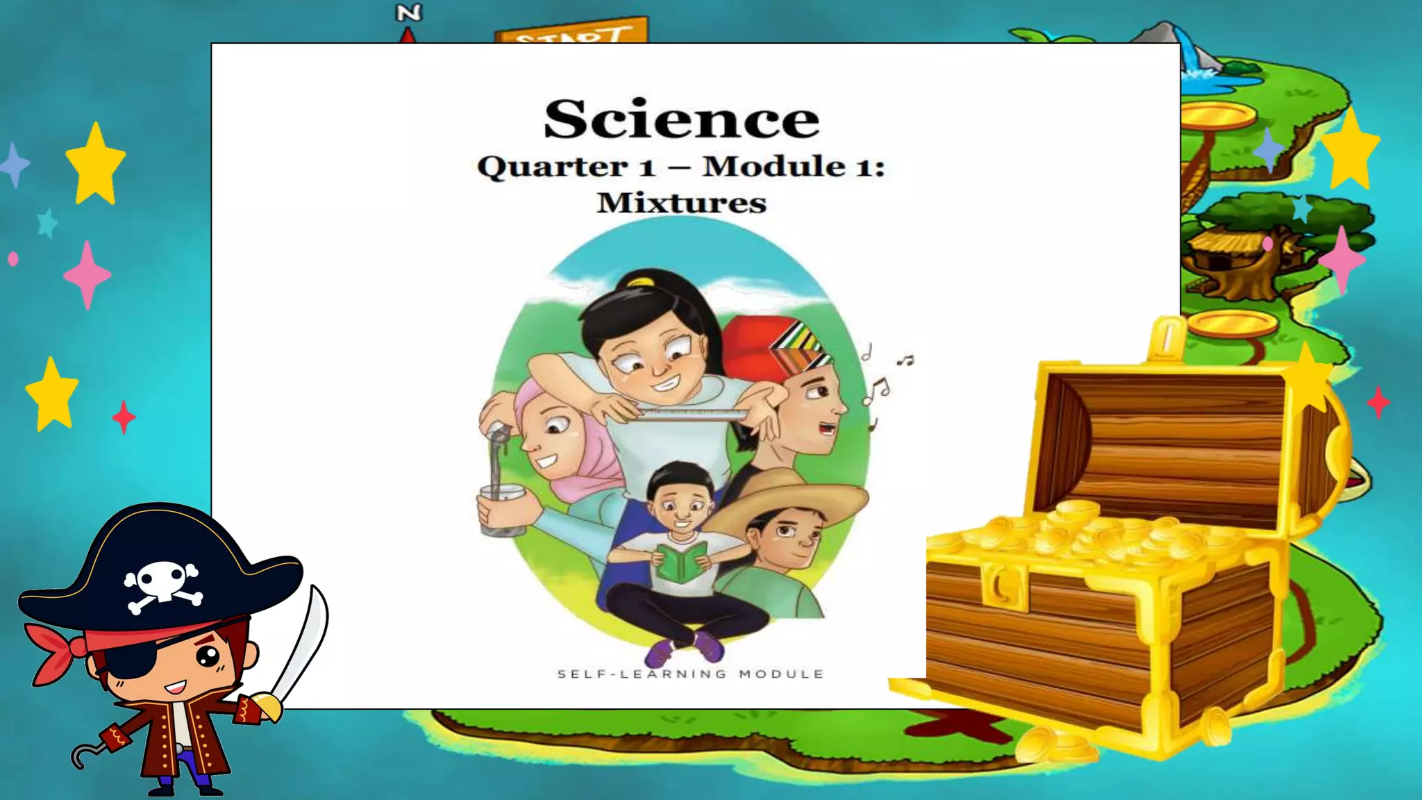 Treasure Hunting Powerpoint Template Scince themed.pptx