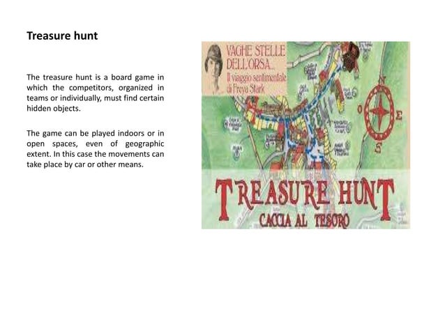 Treasure Hunt presentation | PPT