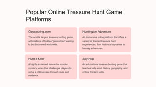 Treasure Hunt Puzzles, Treasure Hunt Puzzles online | PPT