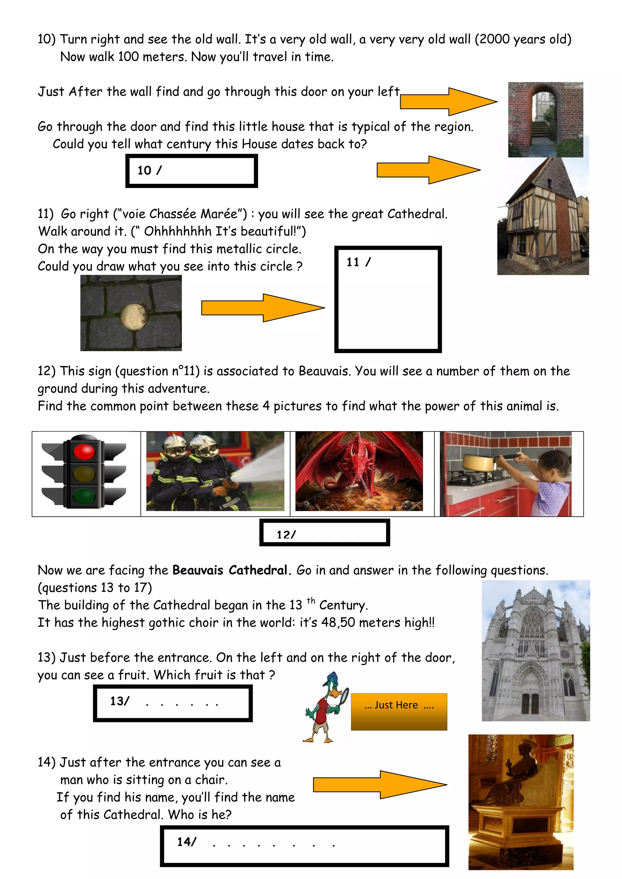 Treasure hunt quiz version 2018 | PDF