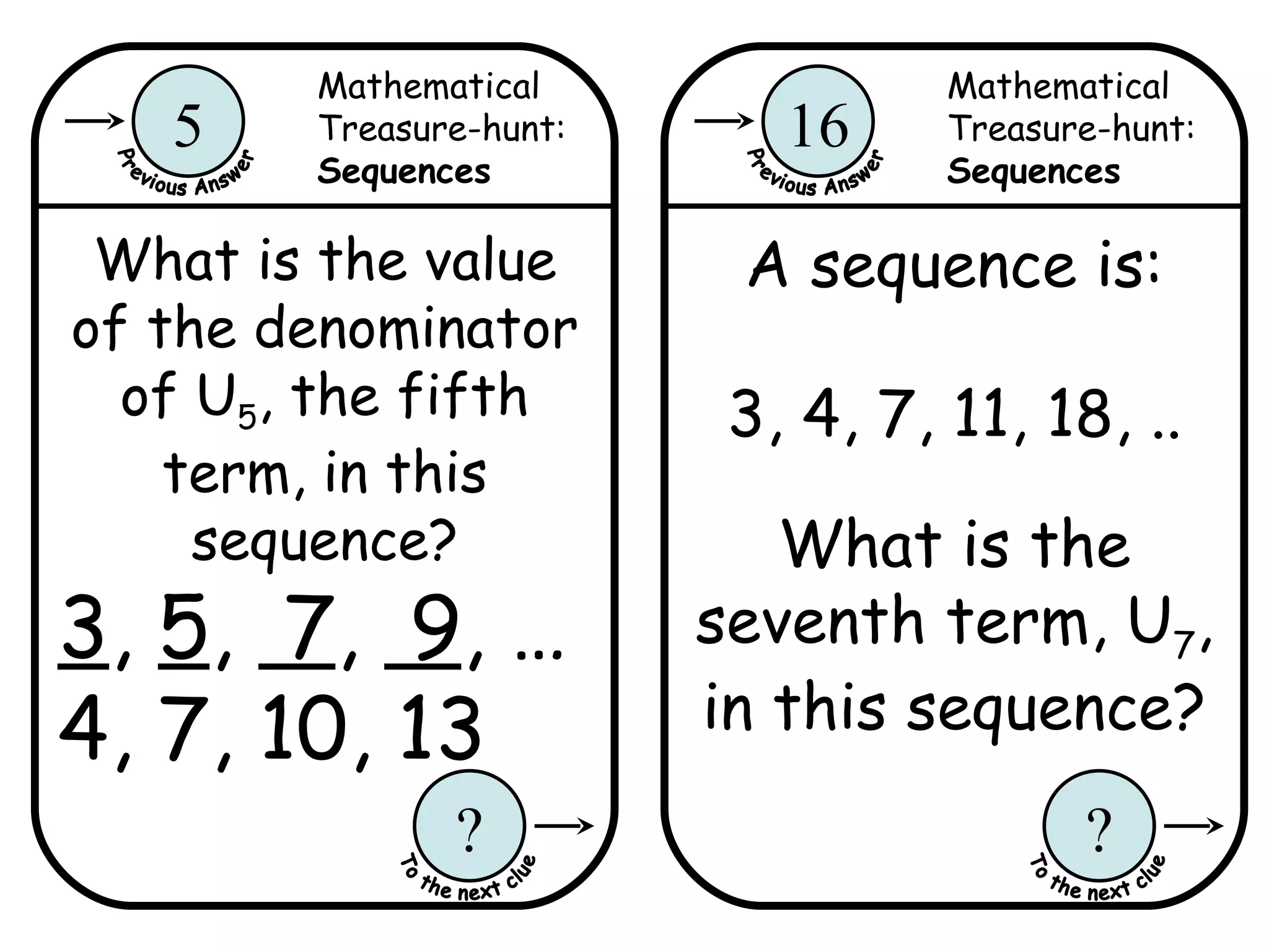 Treasure hunt sequences1296542856 | PPT
