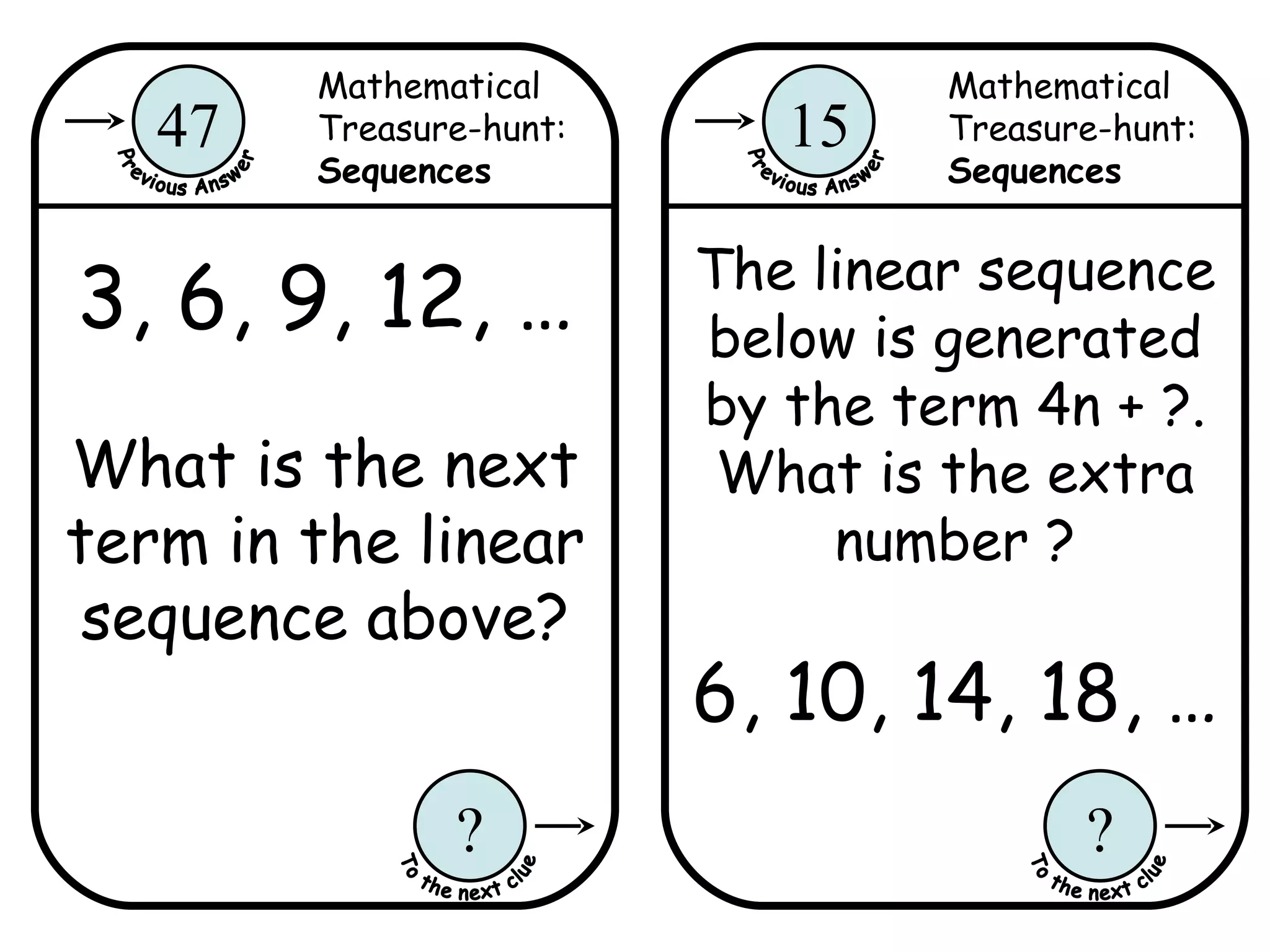 Treasure hunt sequences1296542856 | PPT