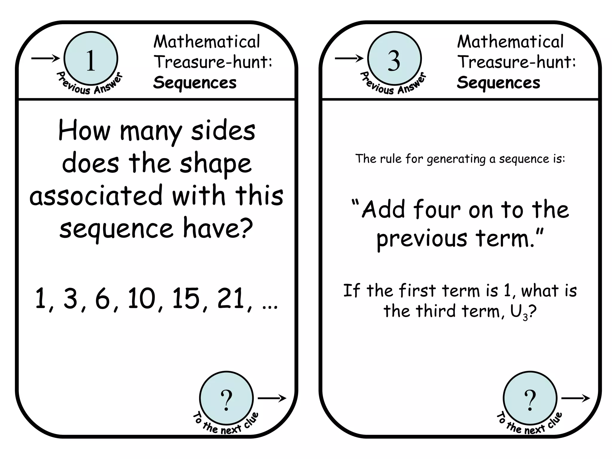 Treasure hunt sequences1296542856 | PPT