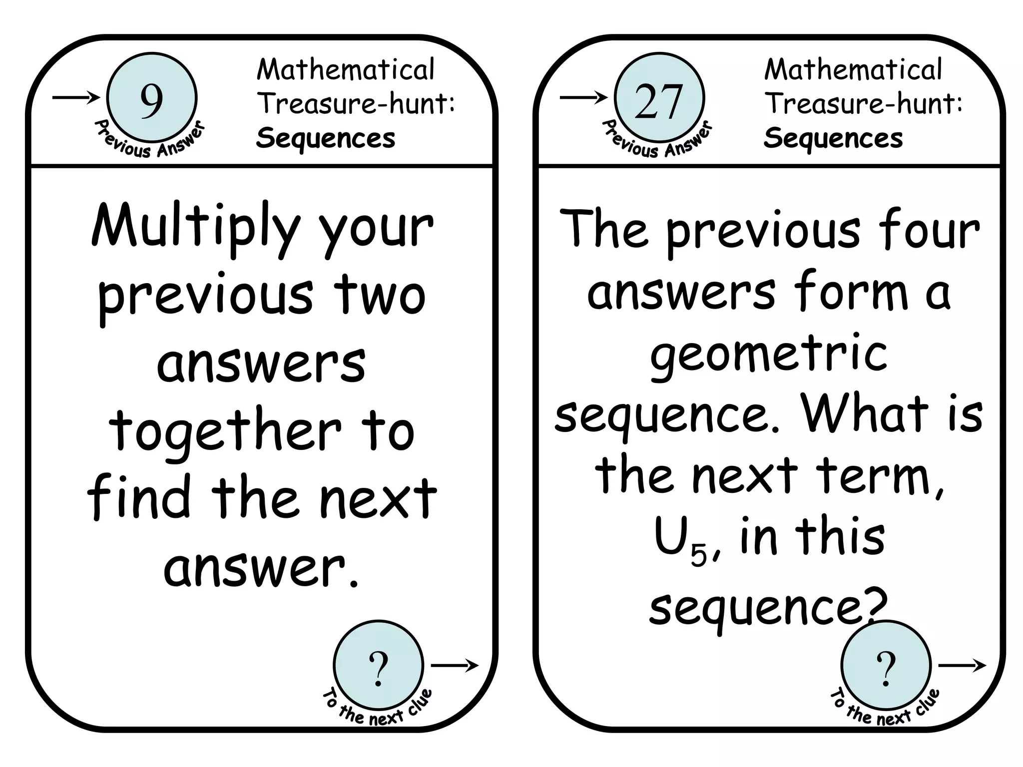 Treasure hunt sequences1296542856 | PPT