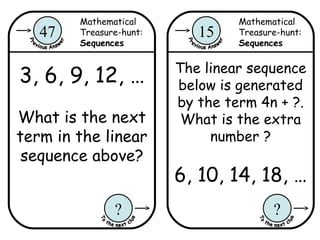 Treasure hunt sequences1296542856 | PPT