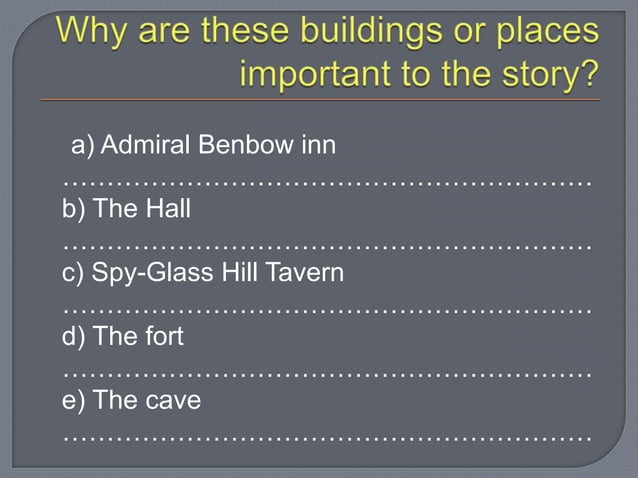 Treasure island test prep | PPT