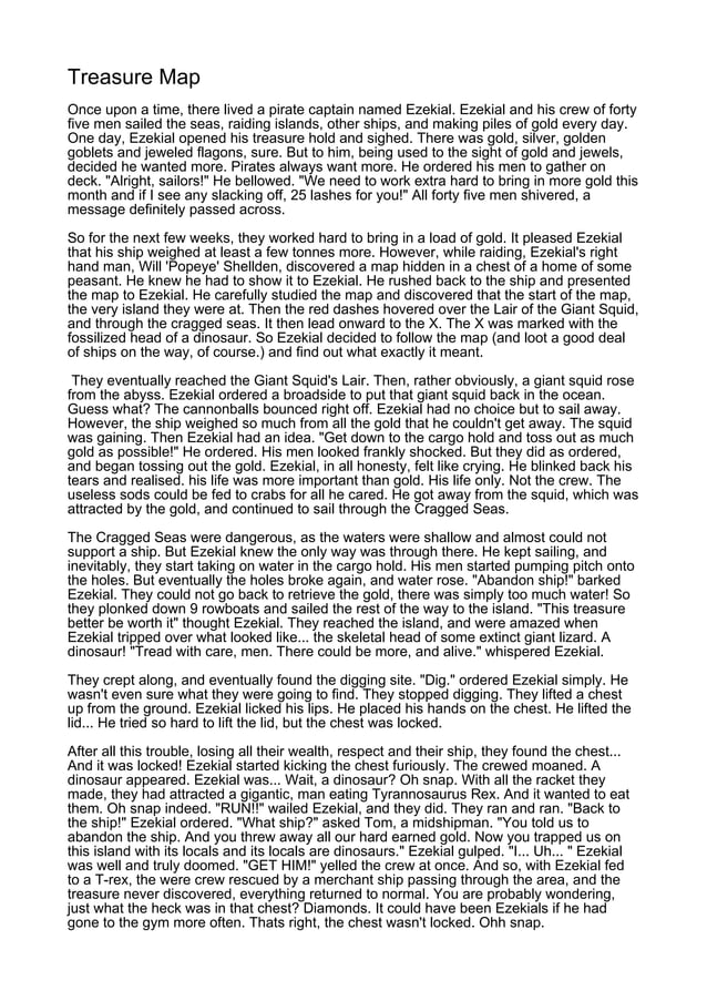 Treasure map | PDF