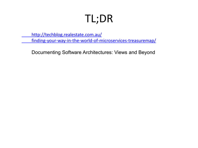 Treasuremap- documenting microservices | PPT