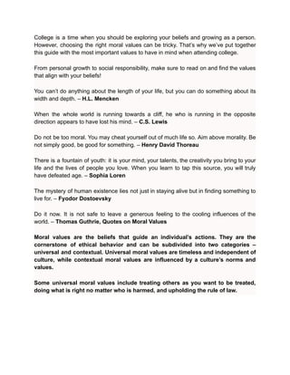 Treasure of Quotes on Moral Values and Ethics.pdf