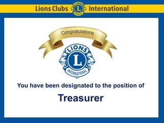 Roles & Responsibilities of Club Treasurer | PPT