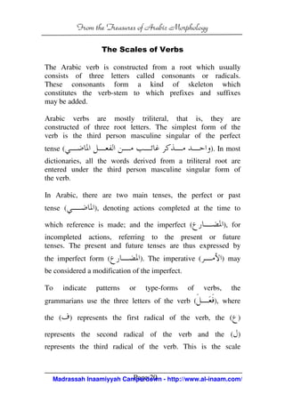 Treasures of arabic morphology | PDF | Islam | Religion & Spirituality