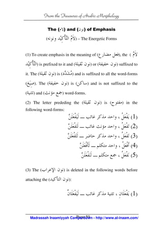 Treasures of arabic morphology | PDF