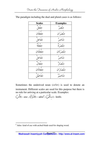 Treasures of arabic morphology | PDF | Islam | Religion & Spirituality