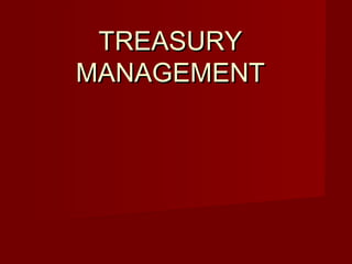 Treasury | PPT
