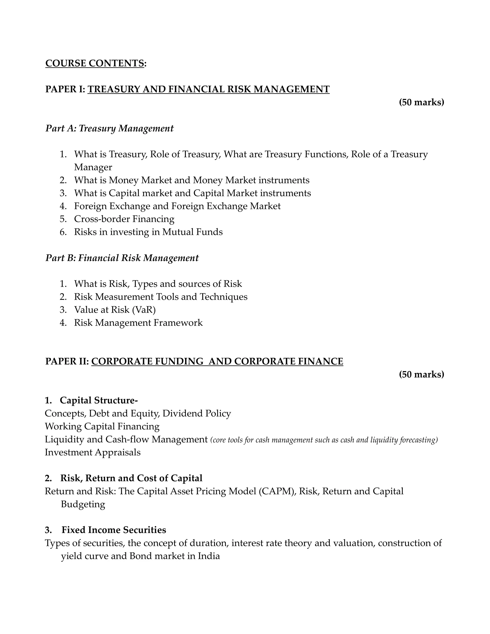 Treasury and-financial-risk-management | PDF