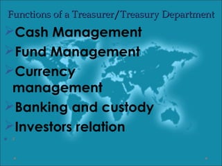 Treasury and Fund Management_Parakramesh Jaroli_MBA_FM | PPT