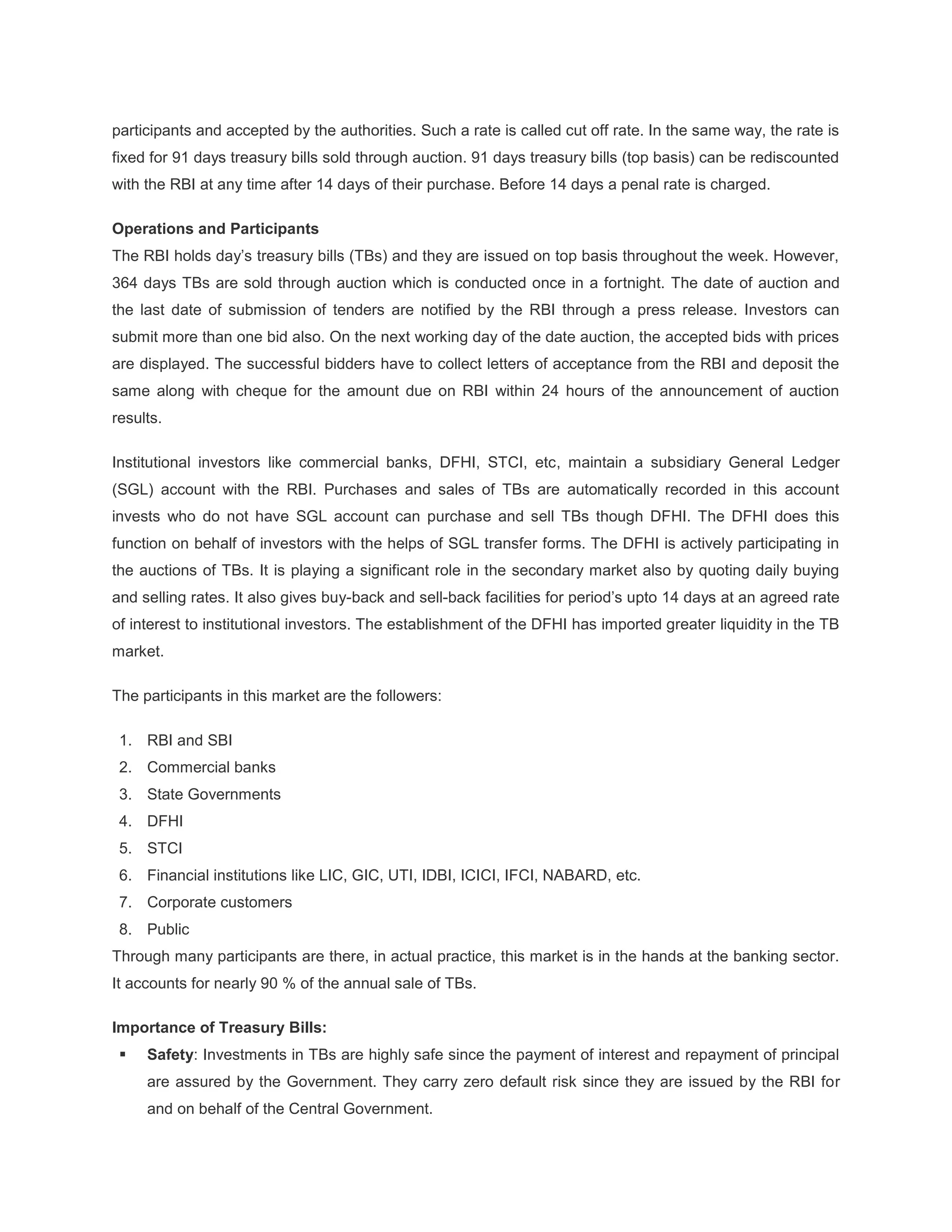 Treasury bills | DOCX