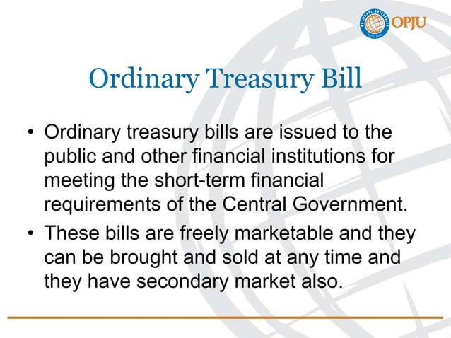 Treasury bills | PPTX | Stocks and Bonds | Personal Investing