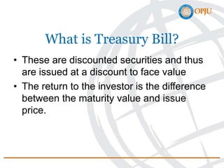 Treasury bills | PPT